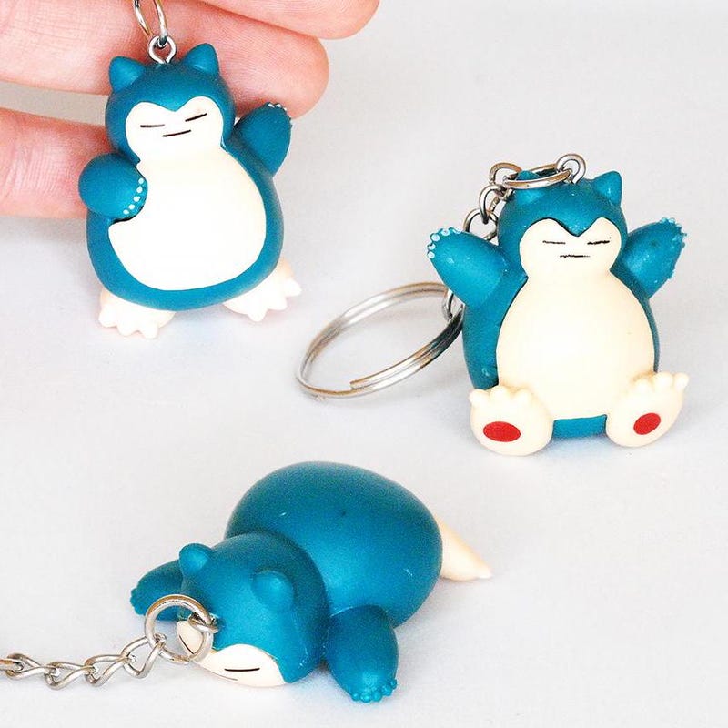 Snorlax Key Chain - Etsy