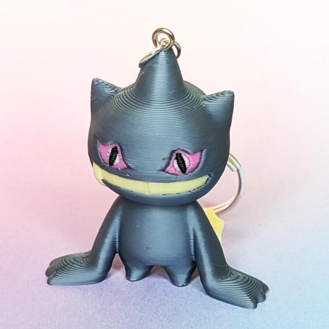 Handmade Banette Chibi Keychain, 3D Printed Gamer Charm - Etsy