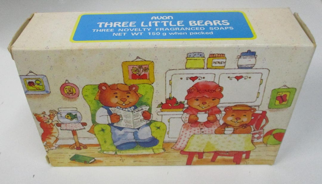 1970s Avon Three Little Bears - Three Novelty Fragranced Soaps - as New ...