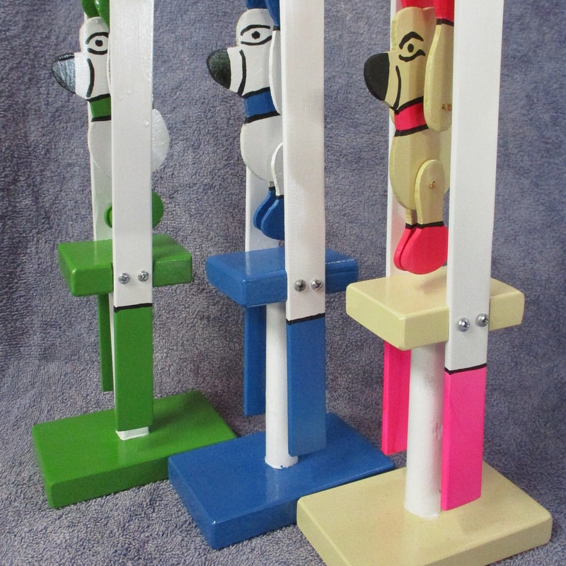 Wooden Acrobat Toy - Etsy