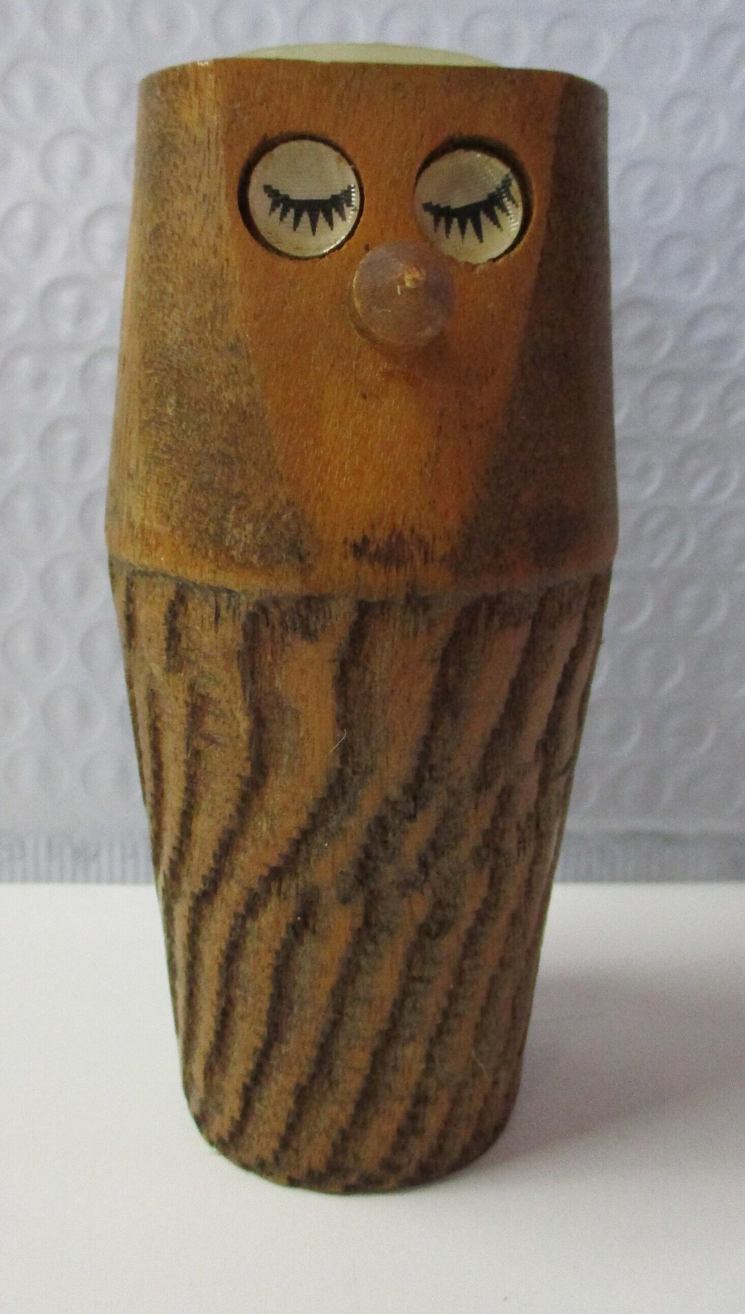 Vintage Wooden Blinking Eye Owl Toothpick Holder Made in Japan - Etsy