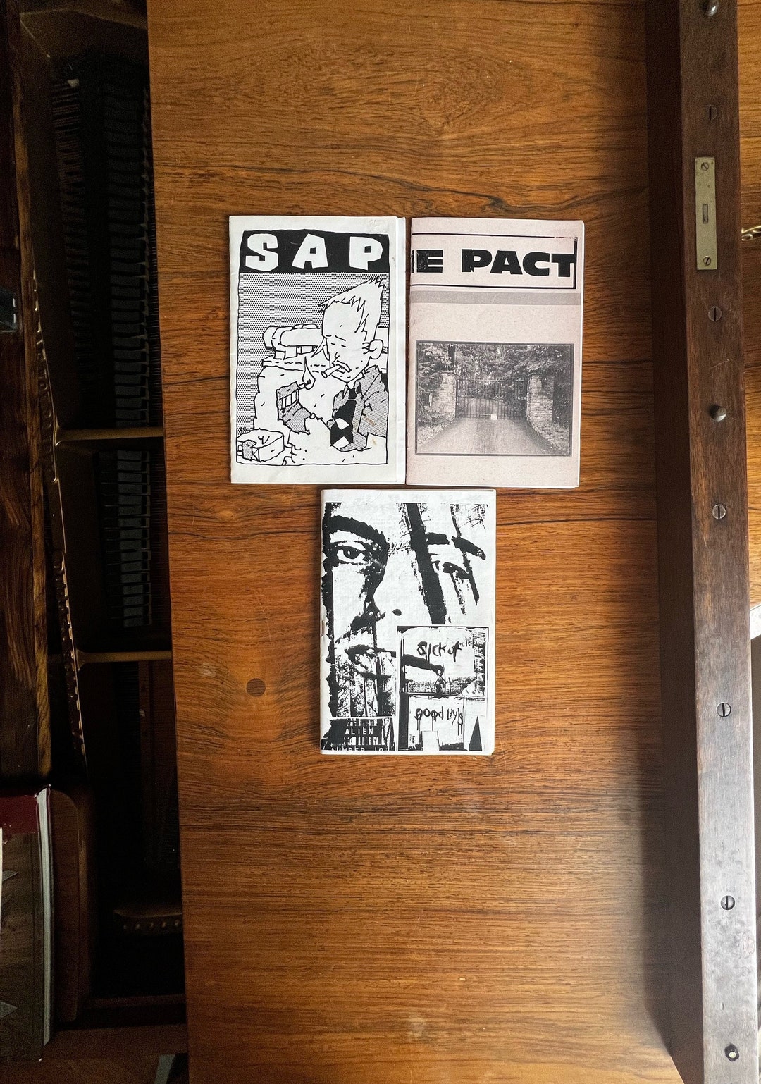 Three 1990s Zines Migraine Berkeley Sap the Pact Alien Number 10 Sick ...