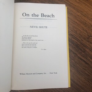 On the Beach Nevil Shute Sci Fi - Etsy
