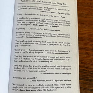 Cold Sassy Tree Olive Ann Burns - Etsy