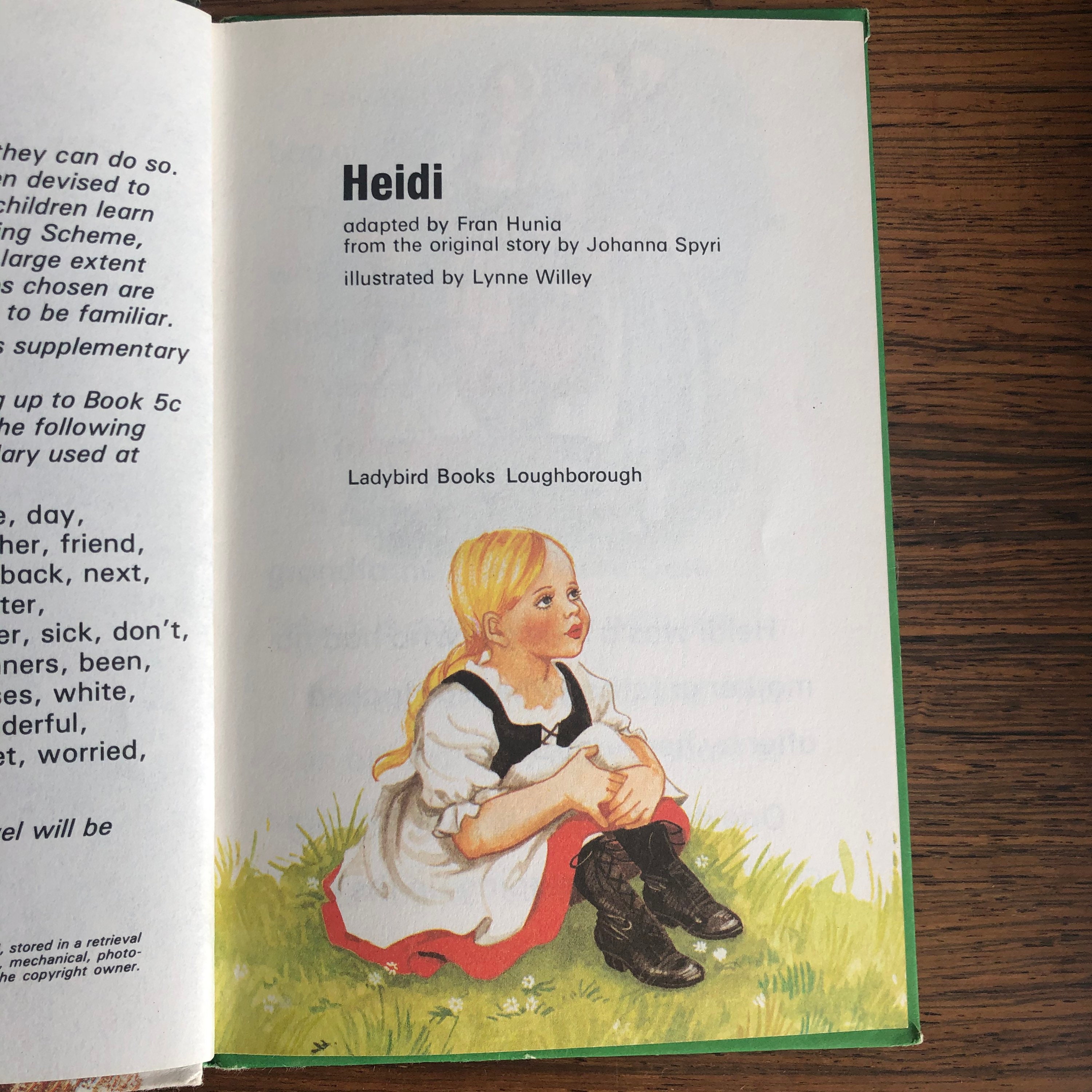 Read It Yourself Heidi Ladybird Childrens Classics - Etsy