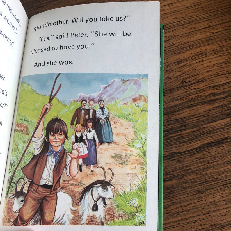 Read It Yourself Heidi Ladybird Childrens Classics - Etsy