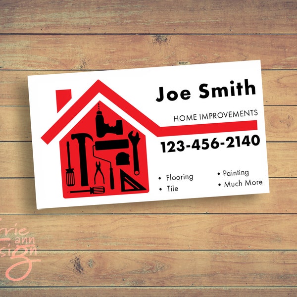 Home Maintenance Business Cards - Etsy