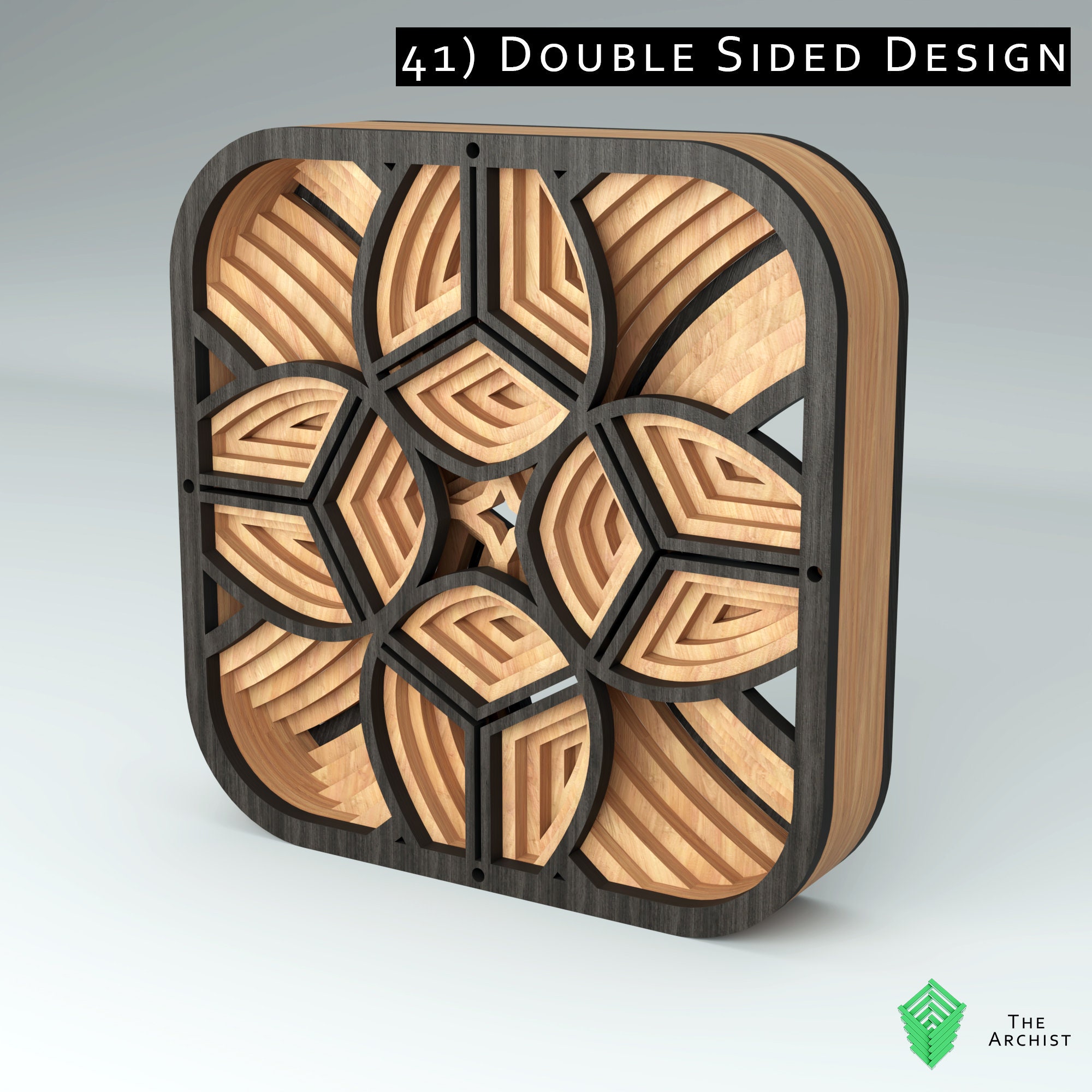 41 Double Sided Multilayered Geometric Wall Art for Laser - Etsy UK