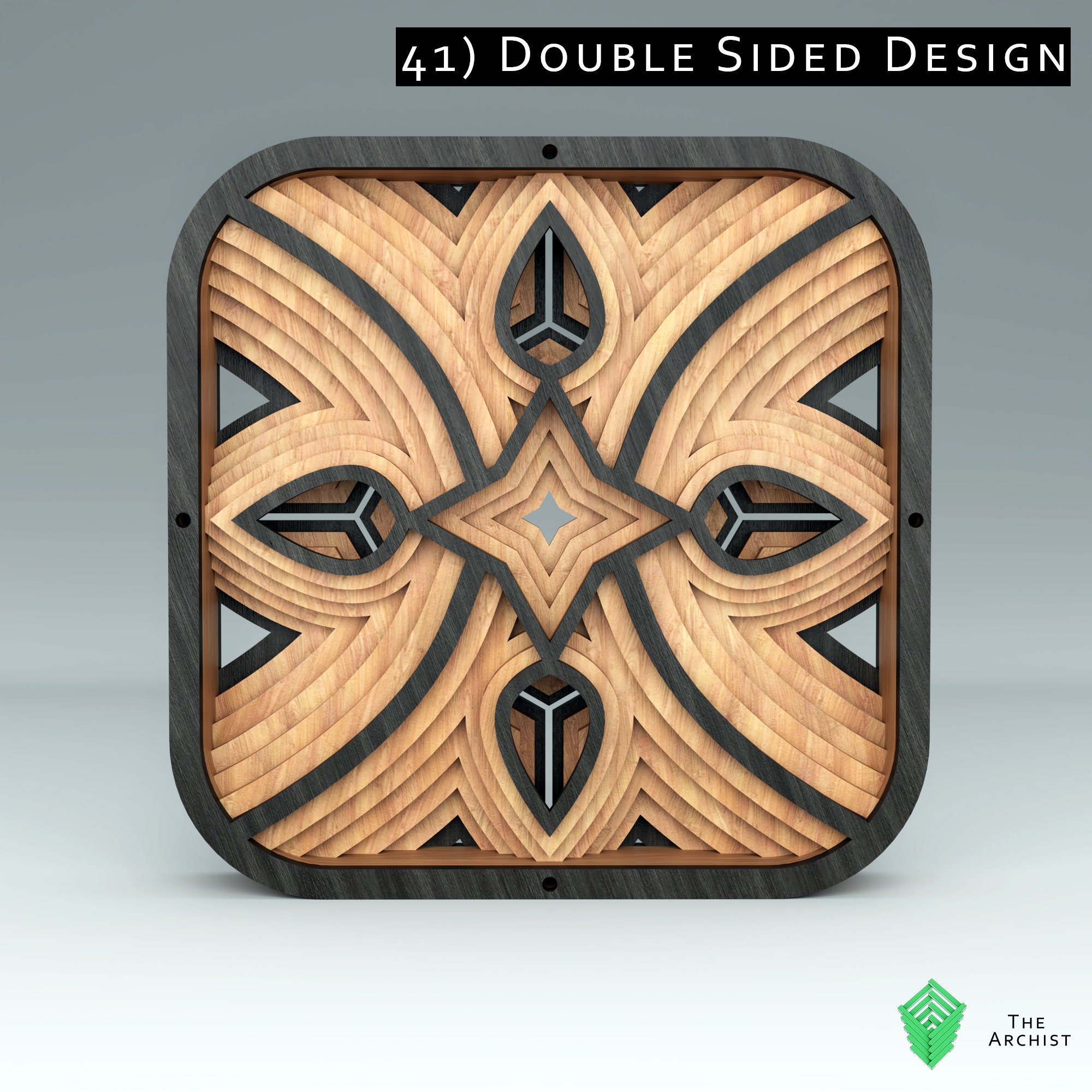 41 Double Sided Multilayered Geometric Wall Art for Laser - Etsy UK