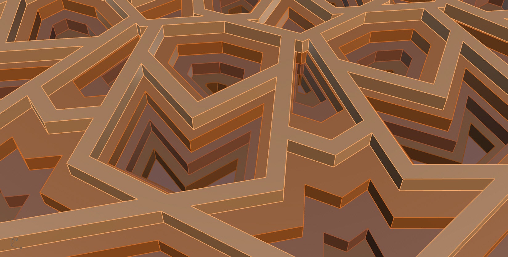 Laser Cut File Geometric Wall Art Cnc File Instant | Etsy