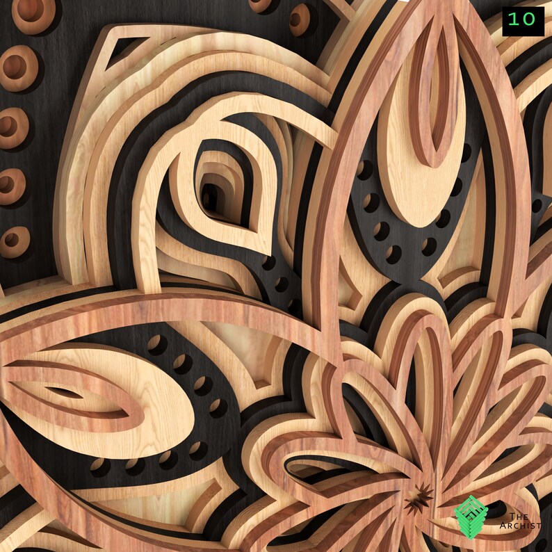 Laser Cut File Geometric Wall Art Cnc File Instant - Etsy