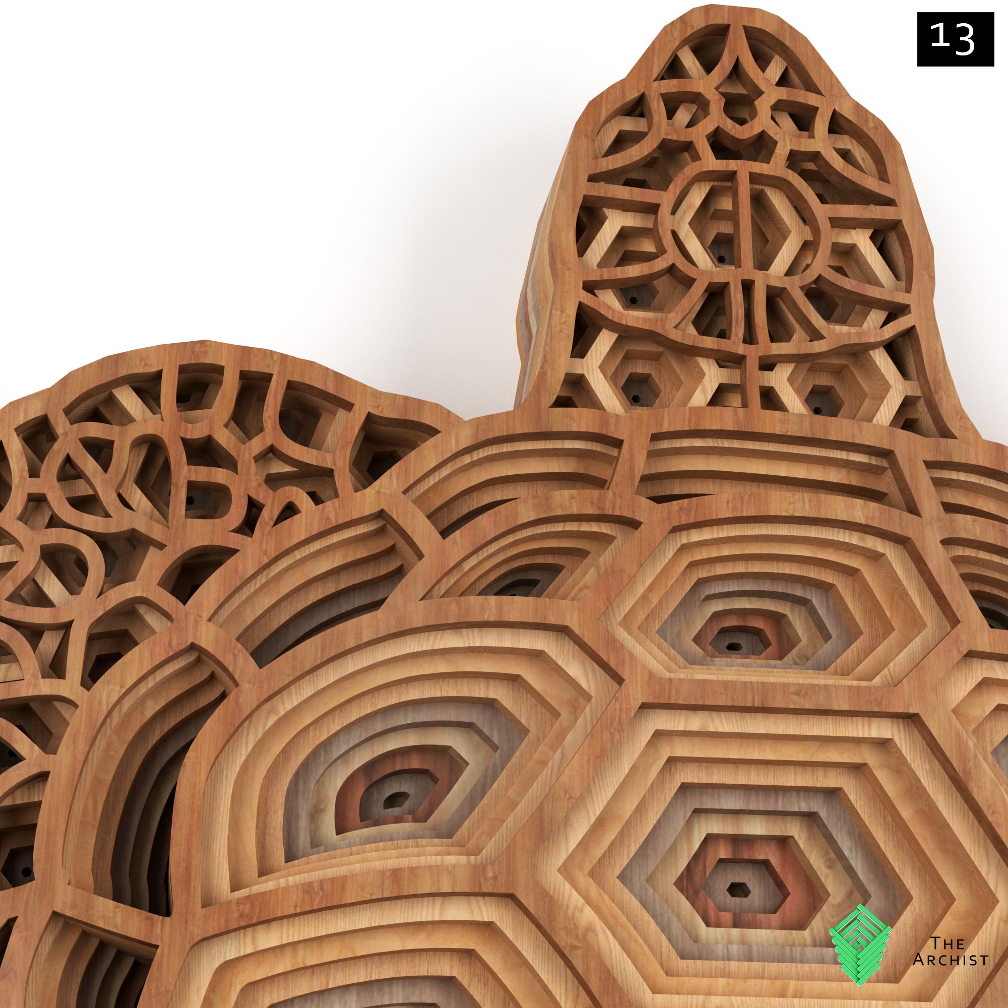 Laser Cut File Geometric Wall Art Sea Turtle Wall Art Cnc - Etsy