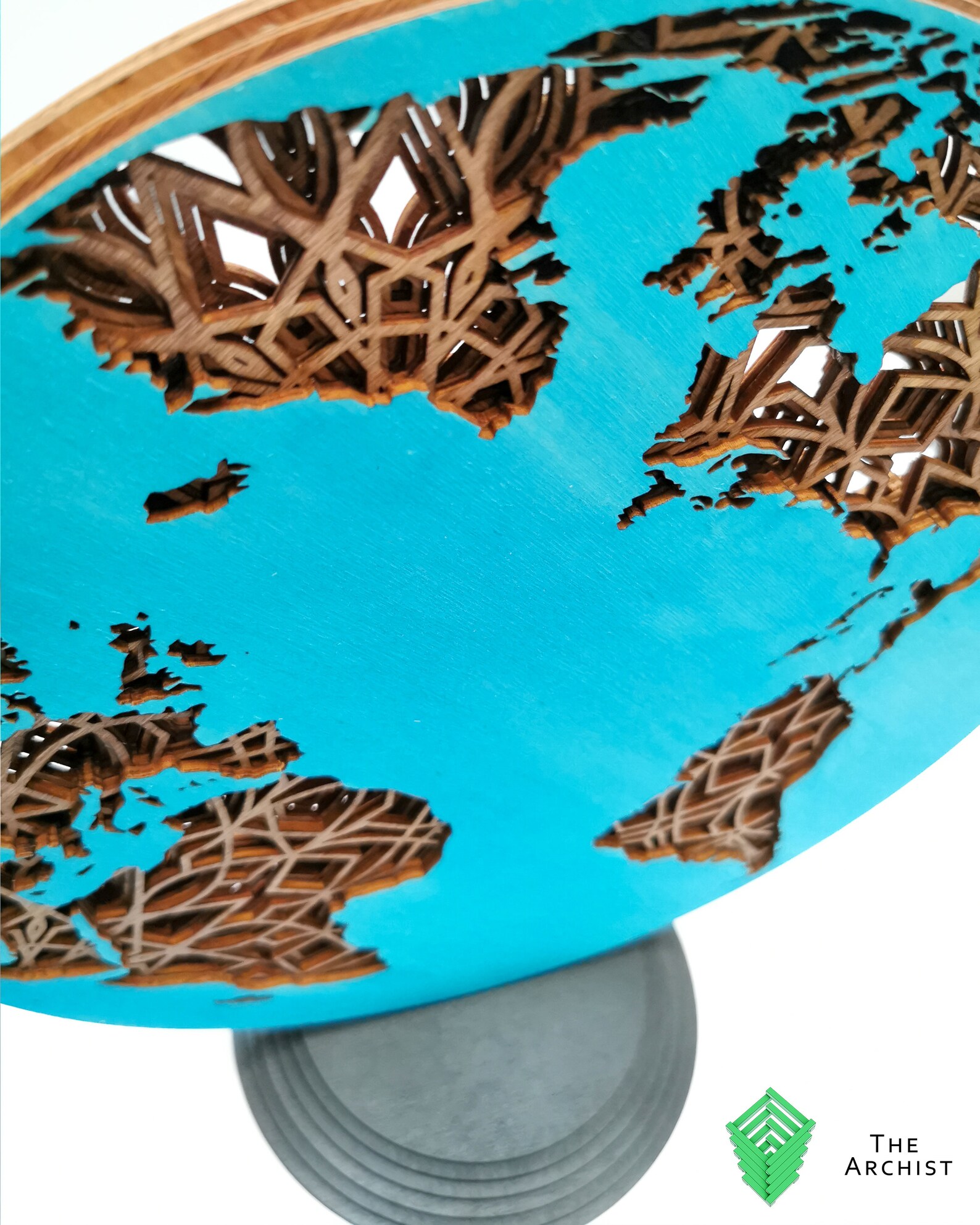 Laser Cut World Map Geometric Wall Art World Map Svg Wall - Etsy