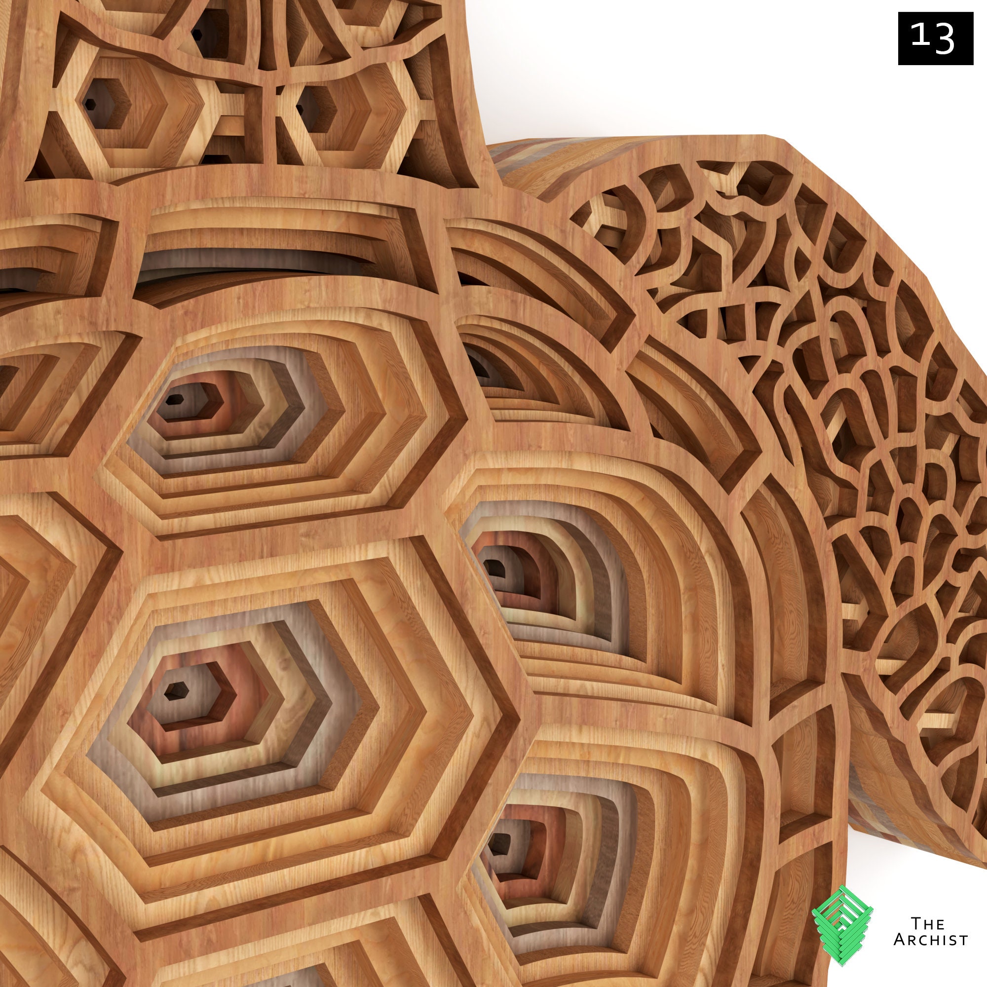 Laser Cut File Geometric Wall Art Sea Turtle Wall Art Cnc - Etsy