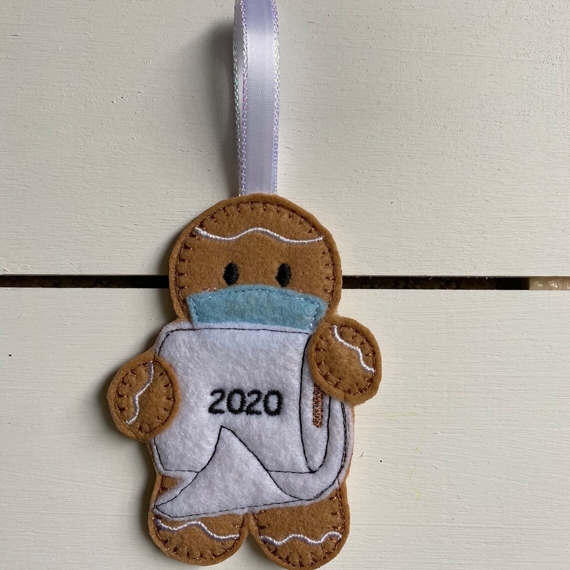 Blue Mask Toilet Paper Ginger/gingerbread Felt | Etsy