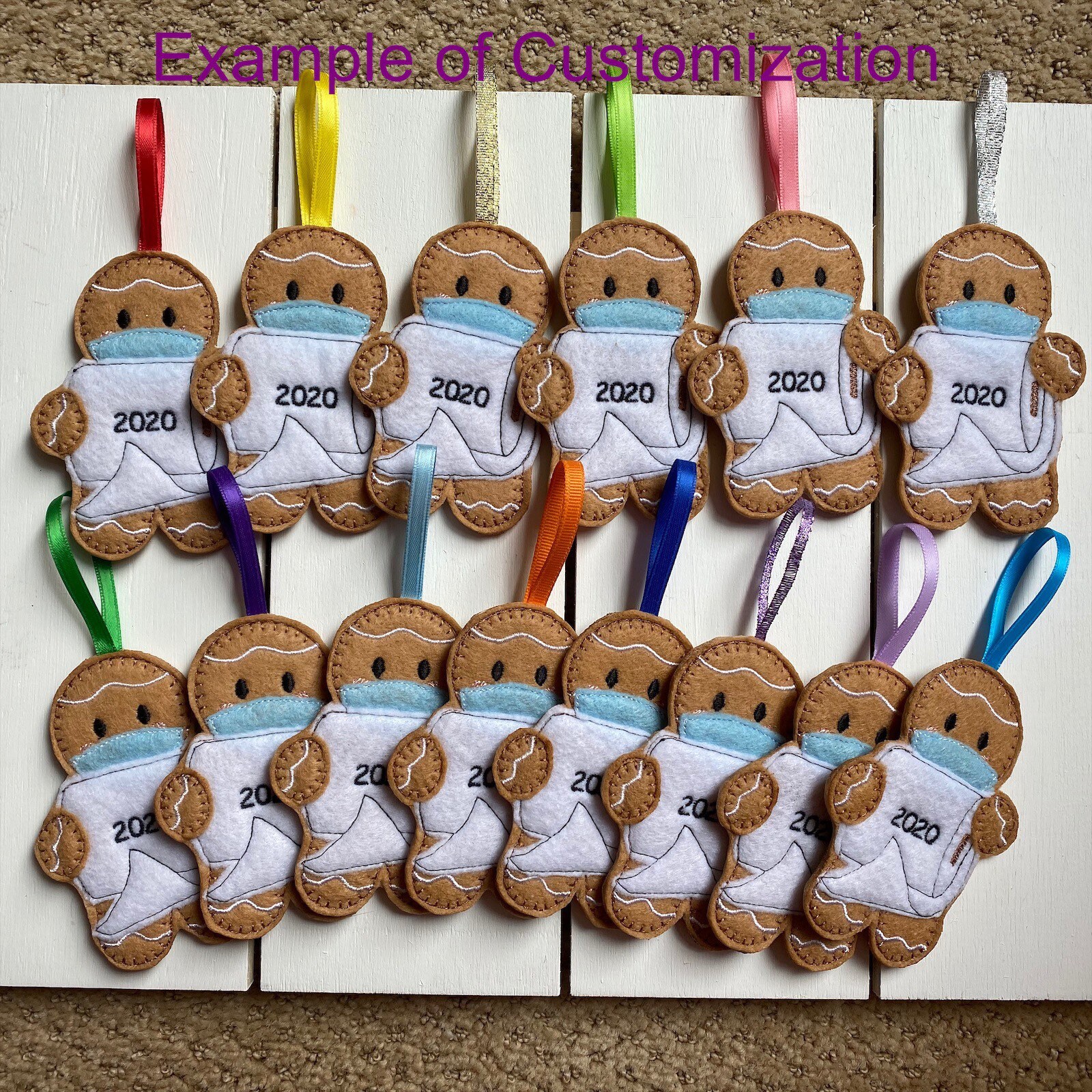 Blue Mask Toilet Paper Ginger/gingerbread Felt - Etsy