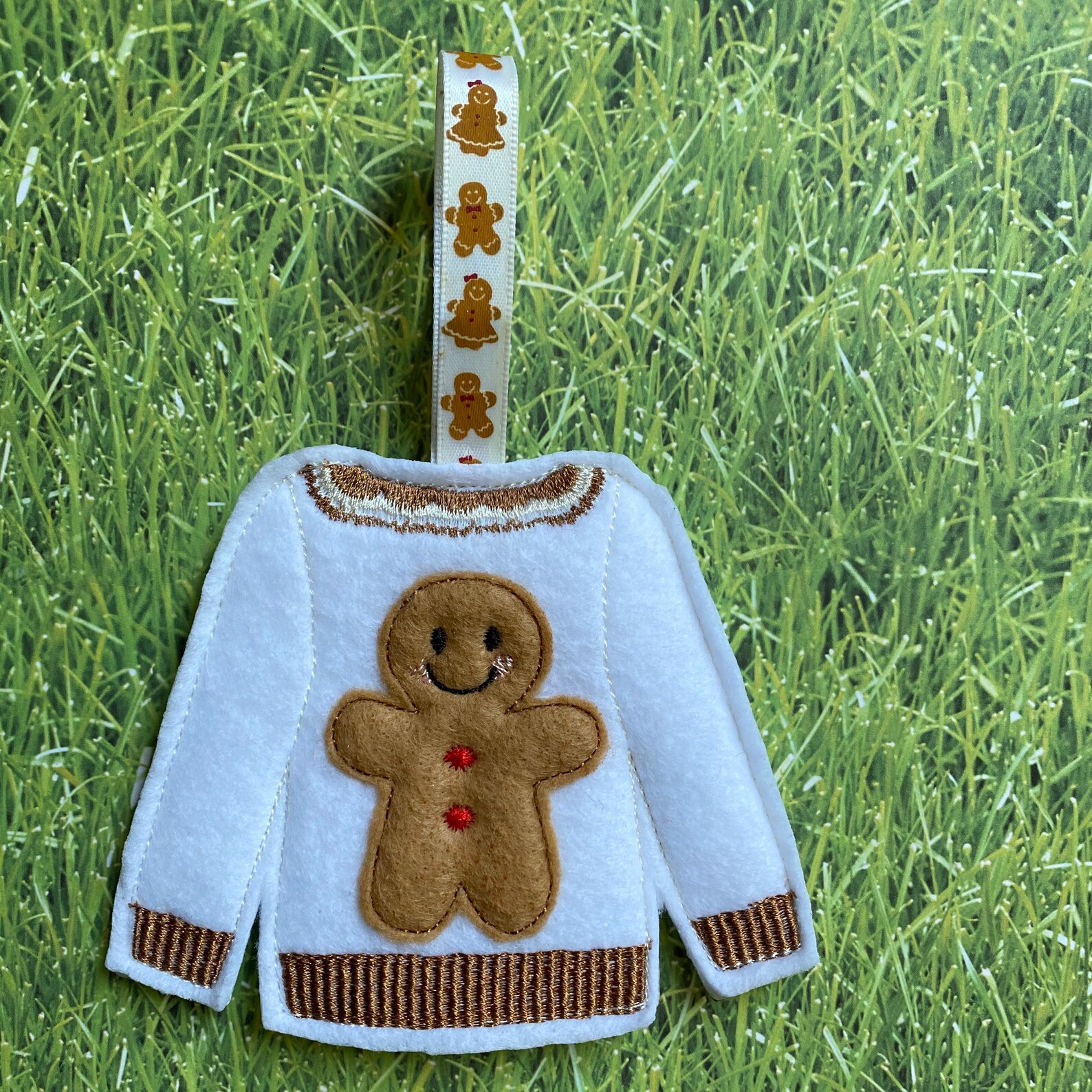 Gingerbread Man Ugly Christmas Sweater Hanging - Etsy