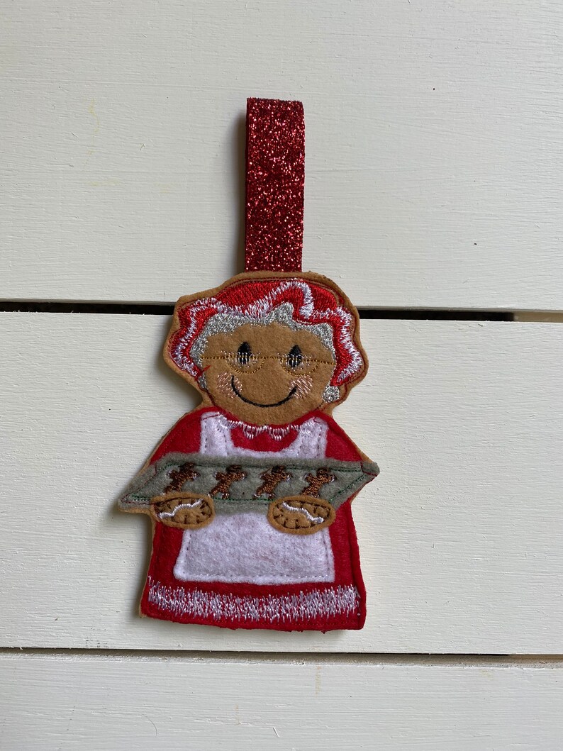 Baking Mrs. Claus With Gingerbread Cookies Ginger/gingerbread - Etsy
