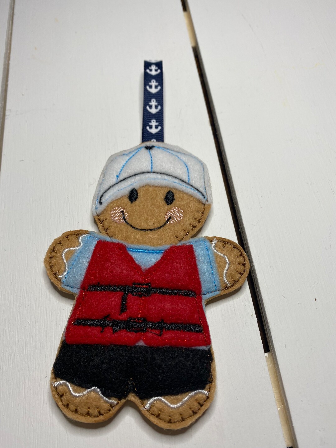 Ginger Sailor, Gingerbread Felt Ornaments/christmas/boy/girl/gift Tag ...