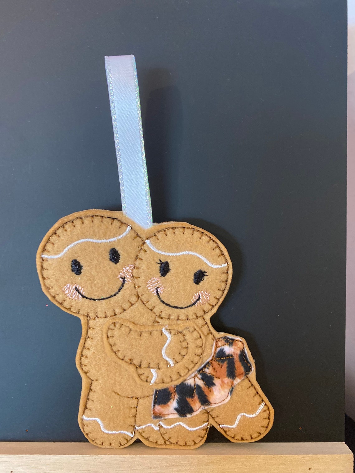 Ginger Couple in Love/gingerbread Felt Ornaments/christmas/girl/gift ...