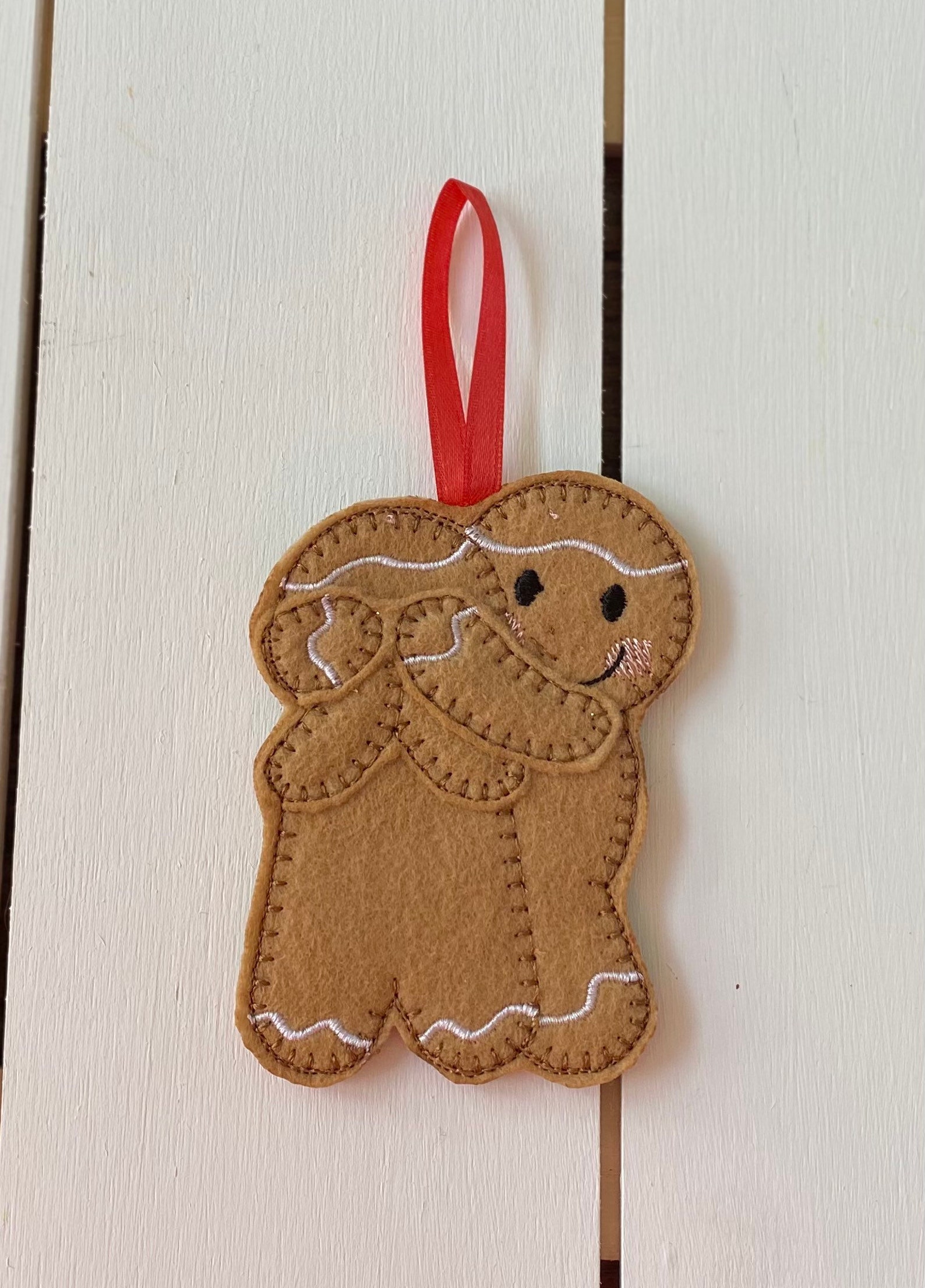 Ginger Guess Who Couple, Gingerbread Felt Ornaments/christmas/valentine ...