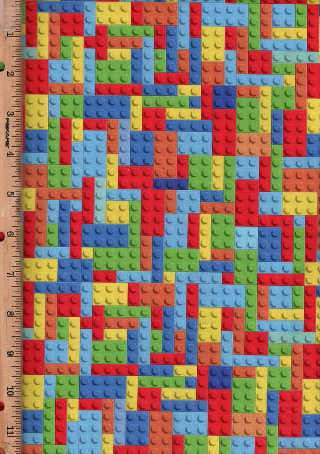 Building Colored Blocks Allover, Listed @ 1/2 Yard 45" Wide 100% Cotton ...