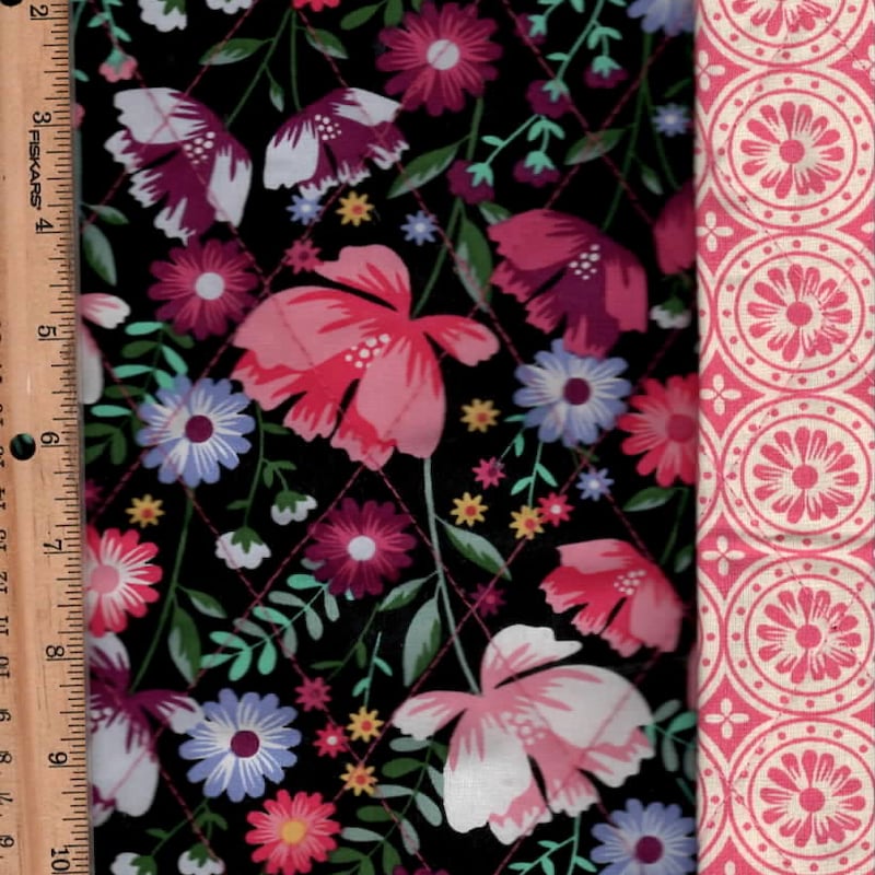 Double Sided Quilted Fabric by the Yard - Etsy