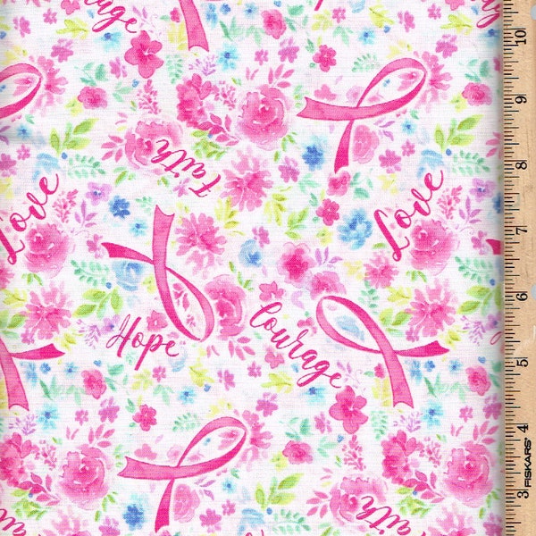 Breast Cancer Fabric - Etsy