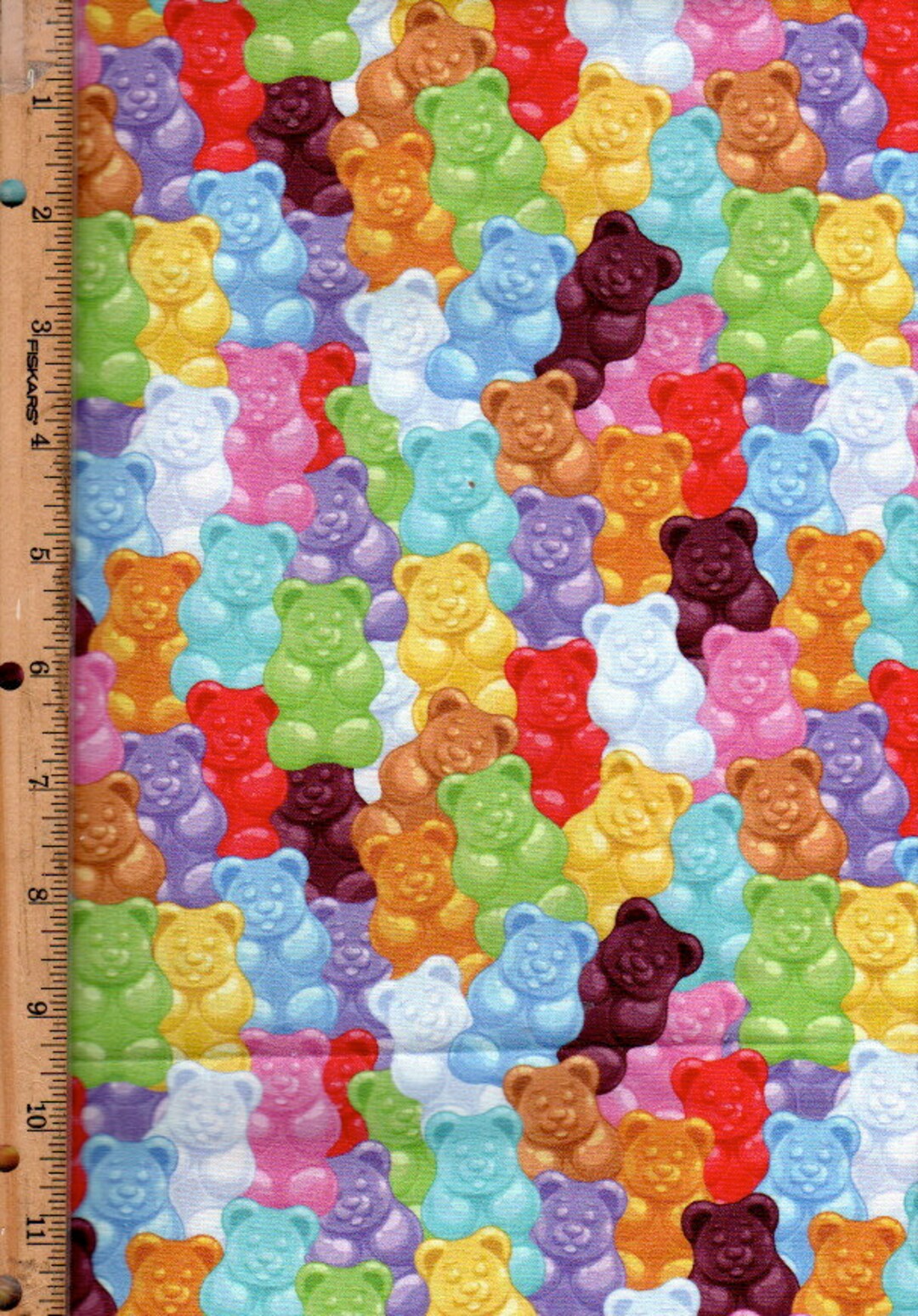 Candy, Gummi Bears, 45" Wide ,listed @1/2 Yard - Etsy