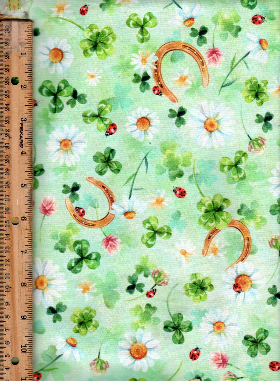 St.patricks, Your Lucky Day, Listed 1/2 Yard 45 Wide 100% Cotton, US130 ...