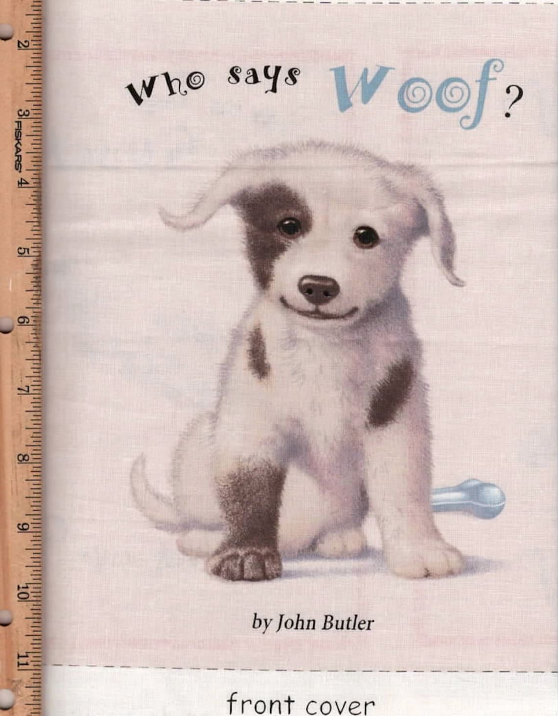 Cloth Book,who Says Woof, 45" X 36" 100% Cotton - Etsy