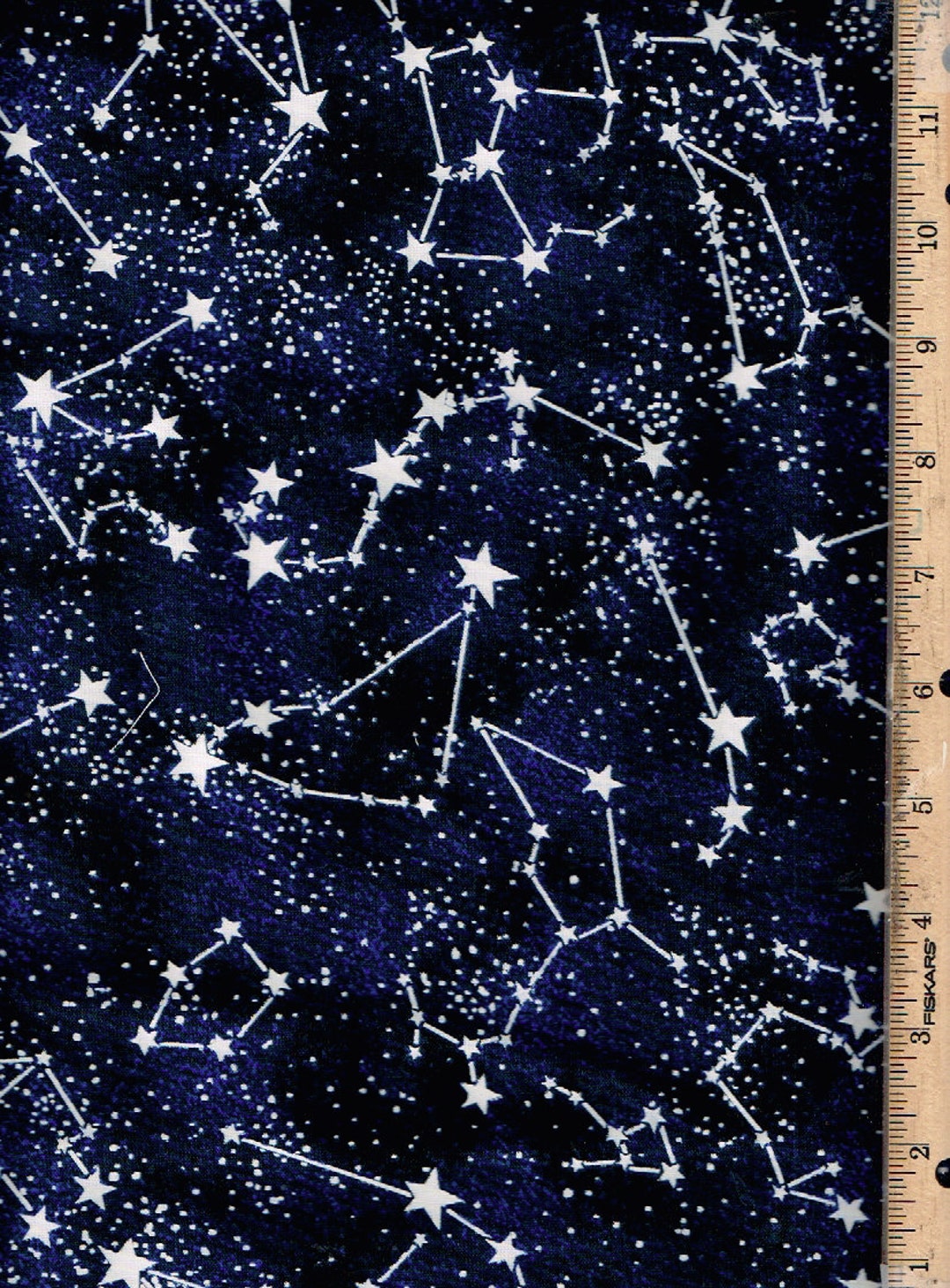 Sky,glow in the Dark Constellation,45" Wide Listed @ 1/2yard 100% ...