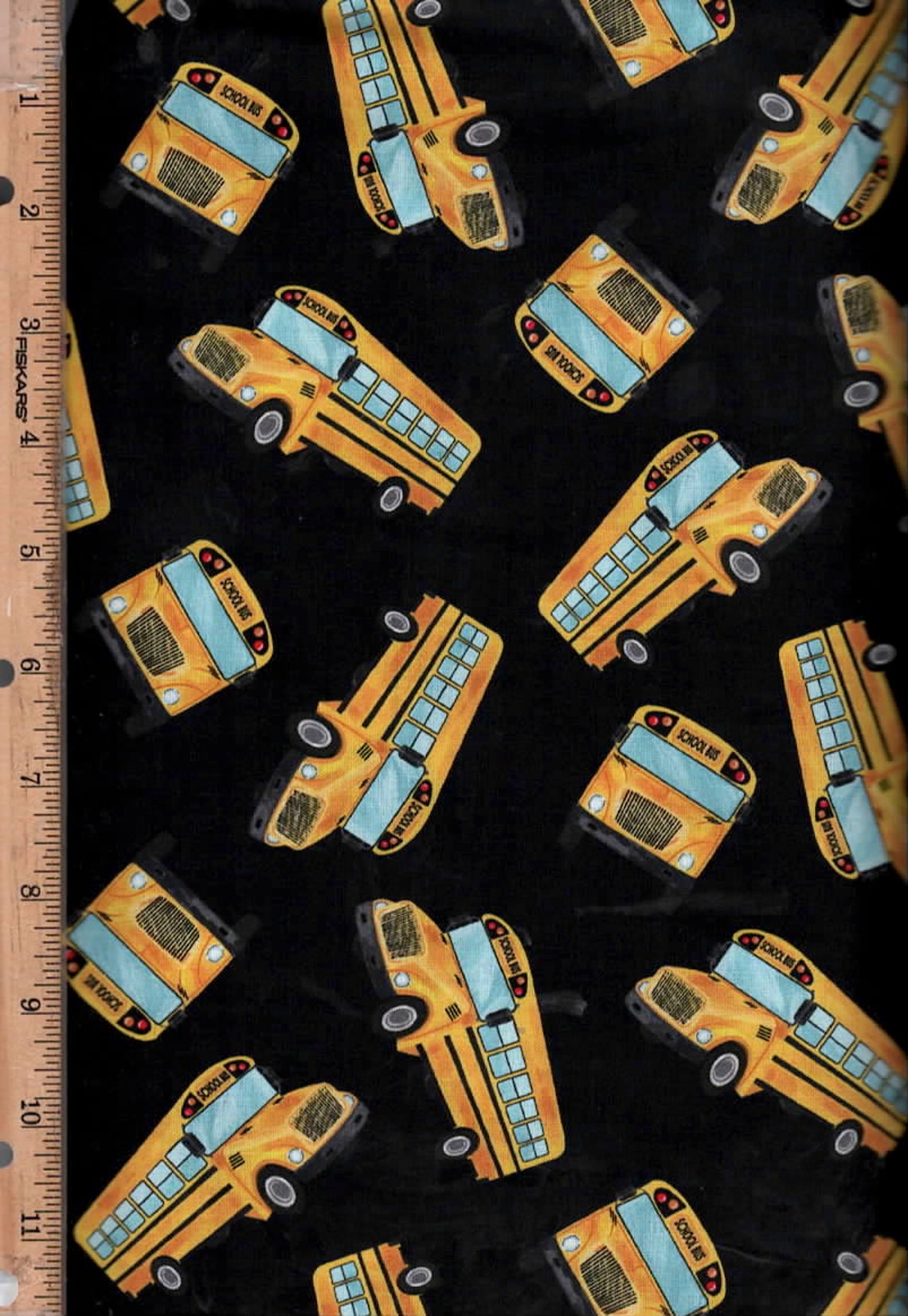 School Bus 45 Wide Listed 1/2 Yardcd1685 Timeless - Etsy