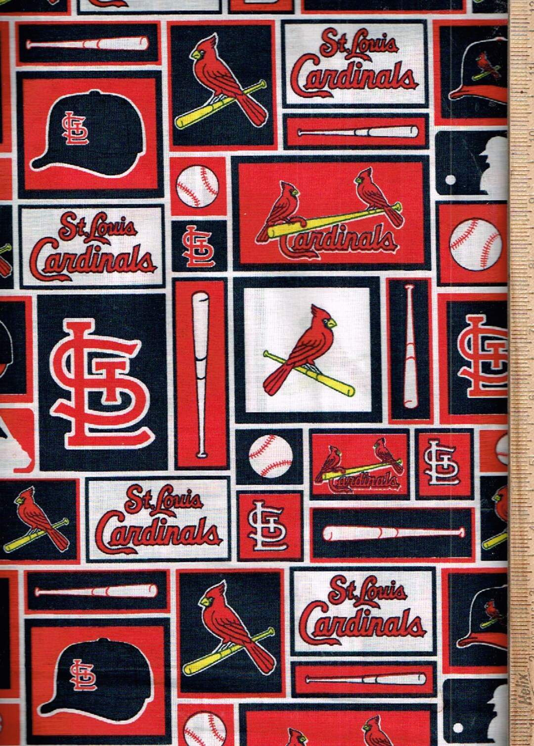 Sports,st. Louis Cardinals,58" Wide Listed @ 1/2yard, 100% Cotton - Etsy