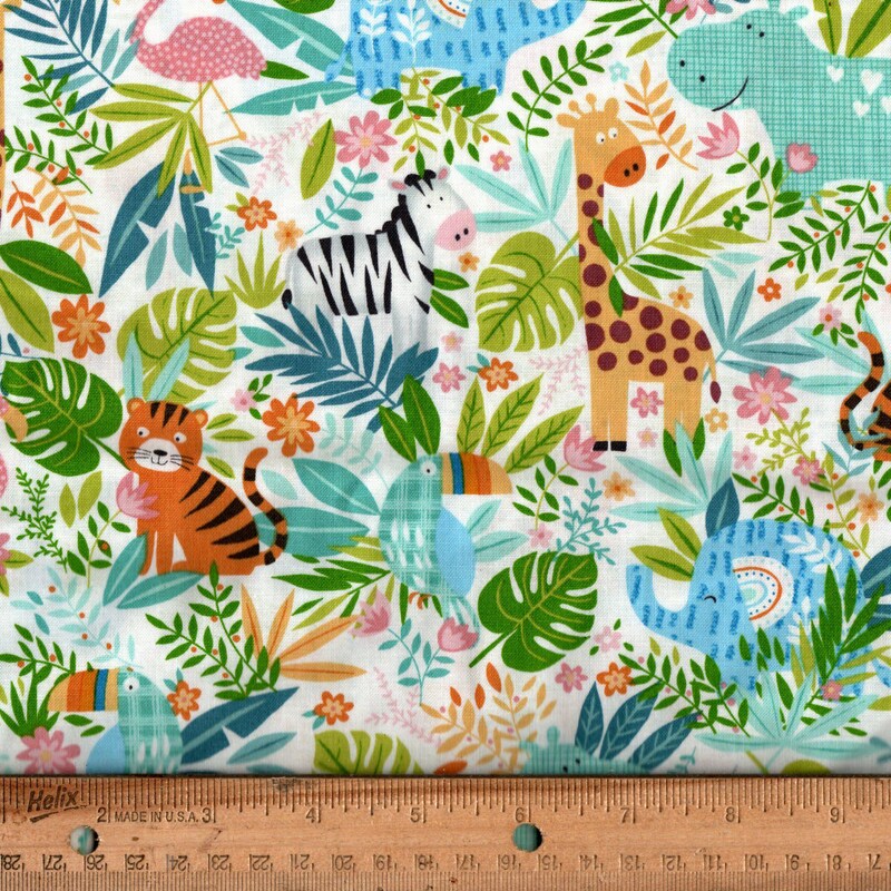 Jungle Print Fabric - Etsy