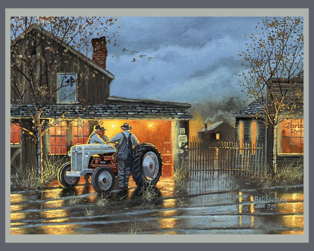 Panel, Shop Talk,ford Tractor, 45" X 36' - Etsy