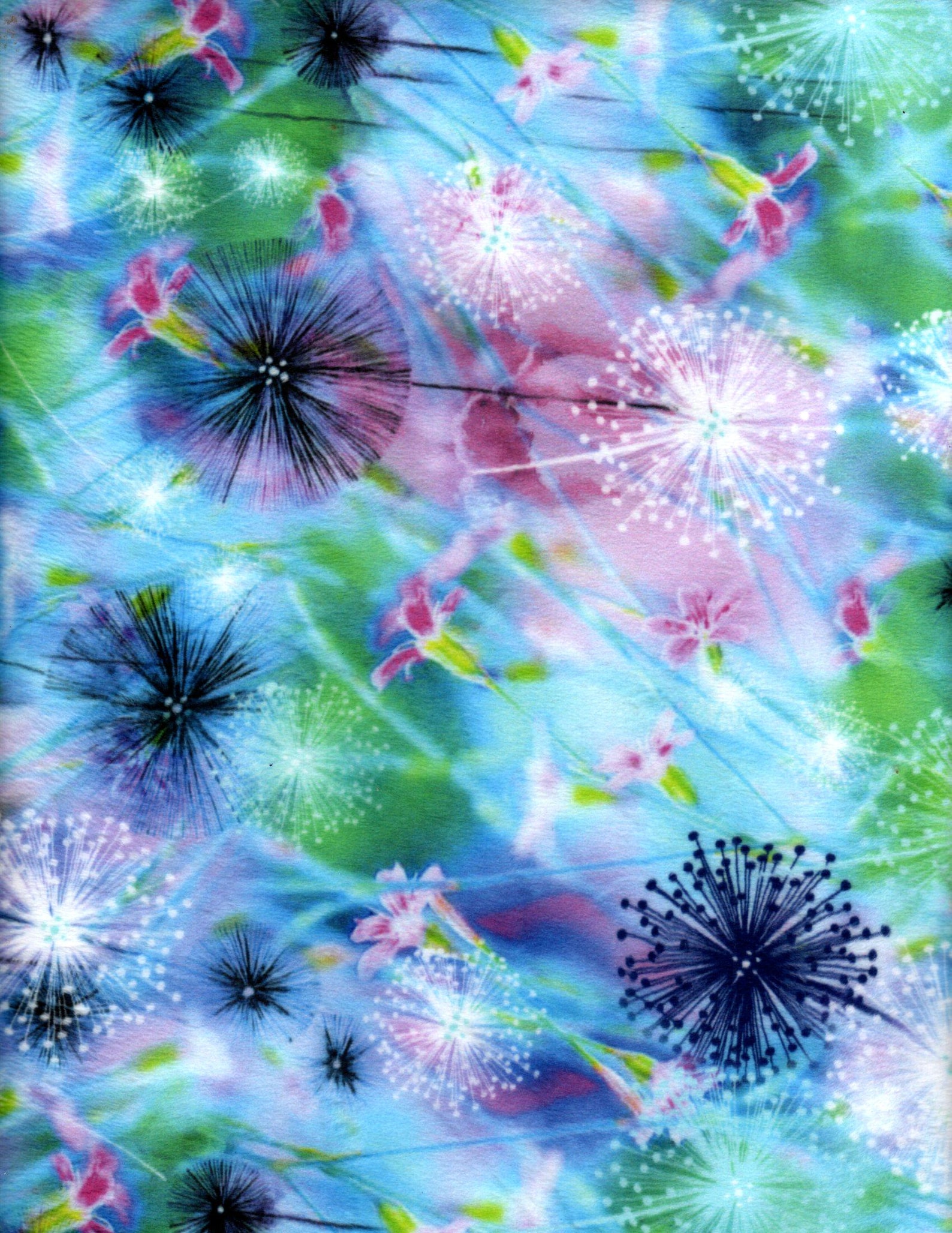 Minky Fleece, Flower 60" Wide Listed @ 1/2yard - Etsy