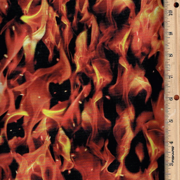 Flame Fabric - Etsy