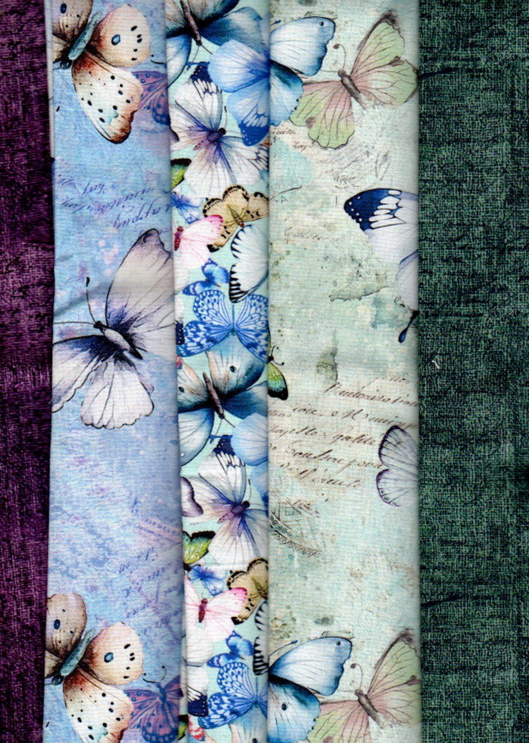 Fat Quarter Butterfly Collection, 5 18x22timeless Treasures - Etsy