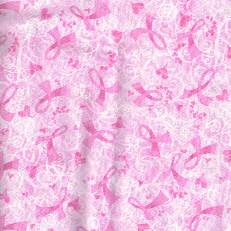 Breast Cancer Fabric - Etsy
