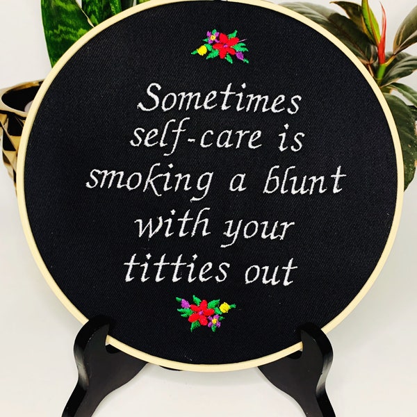 Weed Cross Stitch - Etsy