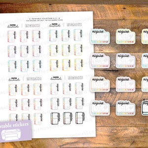 Printable Stickers Migraine Stickers Migraine Trackers Printable ...