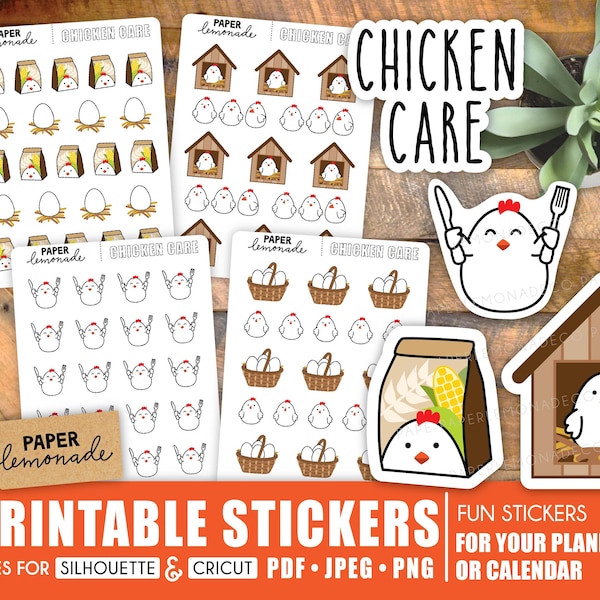Chicken Feed Stickers - Etsy