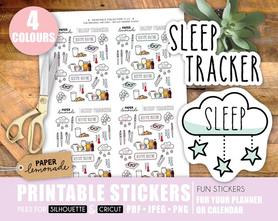 Printable Sleep Tracker Track Your Bedtime Habits to Find the - Etsy Canada