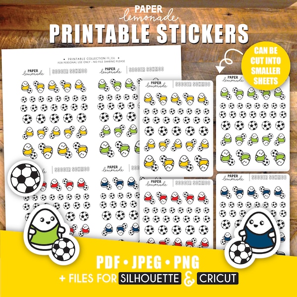 Soccer Stickers - Etsy