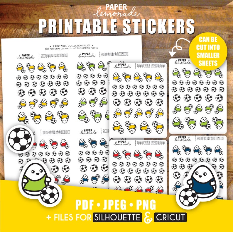 Soccer Practice Printable Planner Stickers Soccer Ball - Etsy