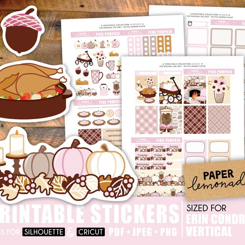 Pastel Rainbow Printable Planner Weekly Kit Erin Condren - Etsy