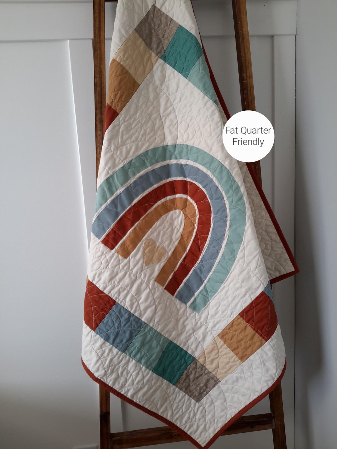 Baby Quilt Pattern - Rainbow Baby Quilt - Nursery Decor - PDF Pattern ...