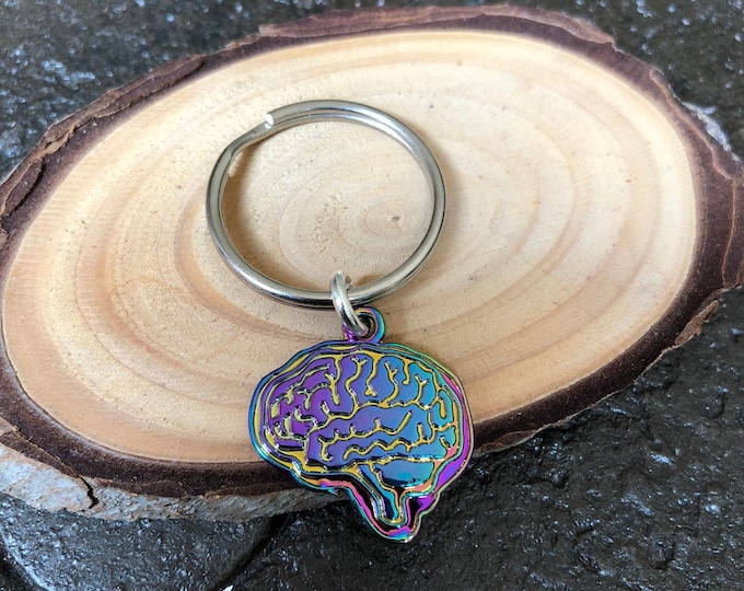 Articulating Human Brain Anatomy Keychain - Etsy