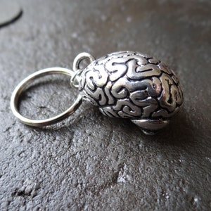 3D Brain Keyring // Keychain // Neuroscience Key Ring // Biology ...